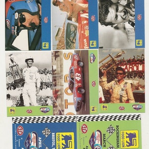 64 Vintage NASCAR TRADING CARDS - Etsy