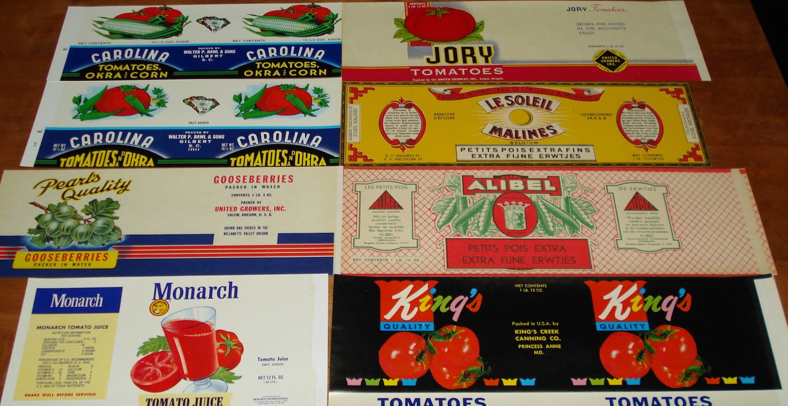100 Old VINTAGE CAN LABELS All Different. - Etsy