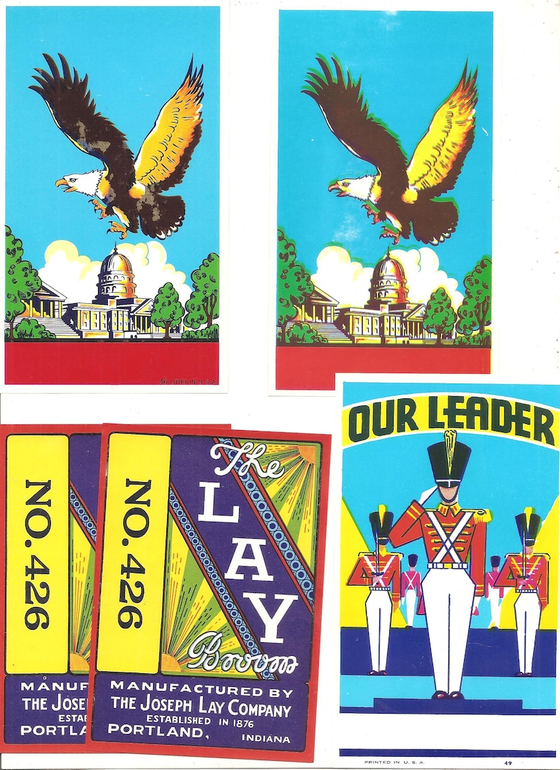 48 Old Vintage BROOM Labels | Etsy