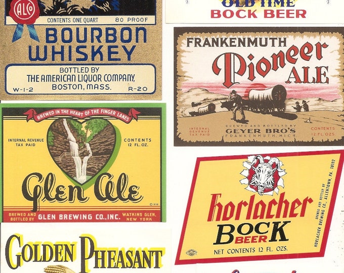 21 Different Old 1930's Plus OLD BEER LABELS - Etsy