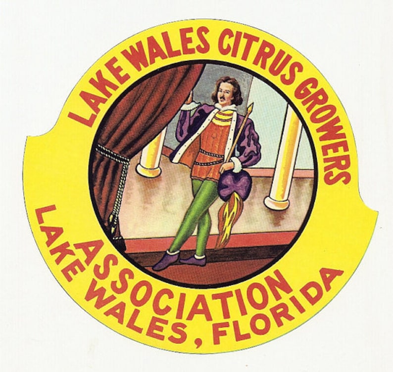 10 Different Old FLORIDA / CALIFORNIA CITRUS Crate Labels - Etsy