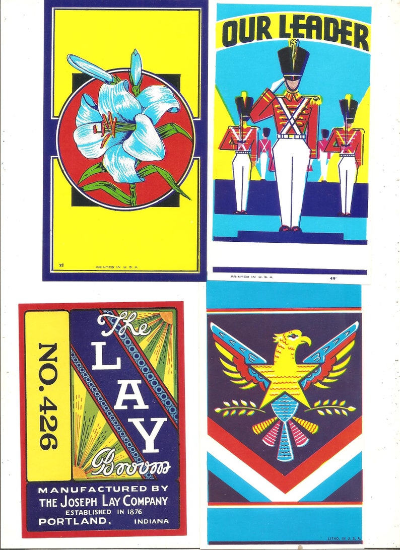 48 Old Vintage BROOM Labels - Etsy