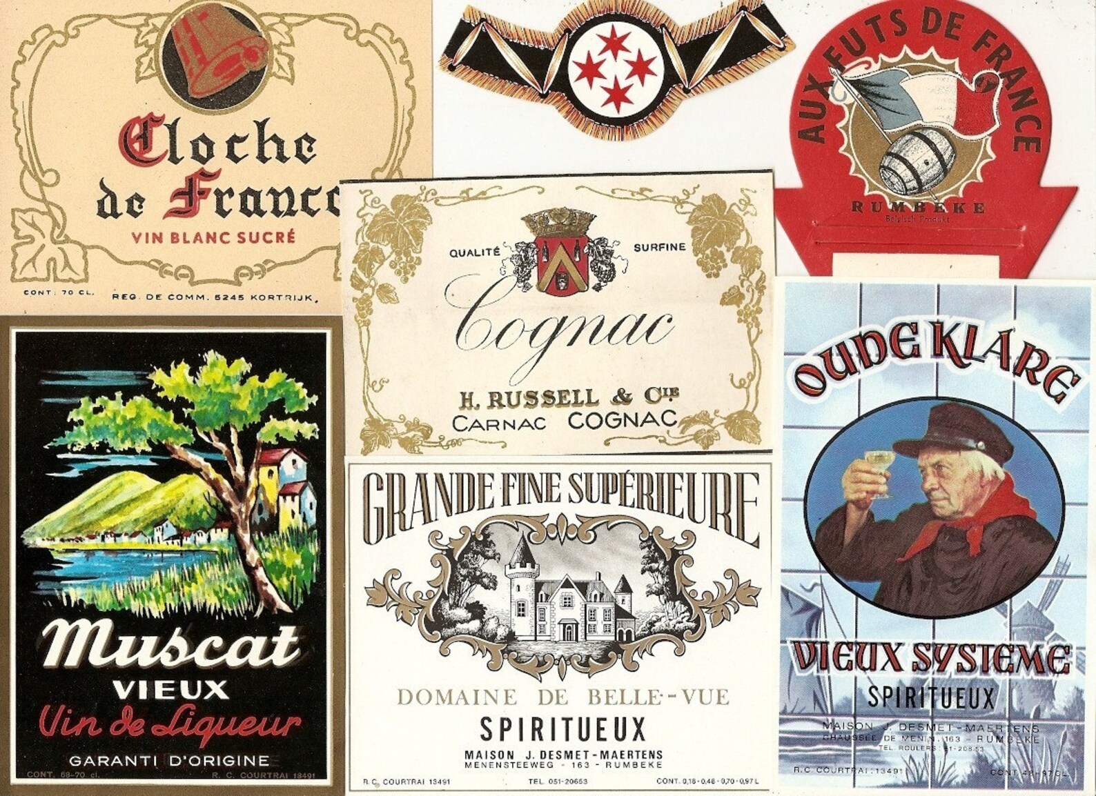 69 Vintage Old 1930's Plus EUROPEAN Wine Liqueur Labels - Etsy