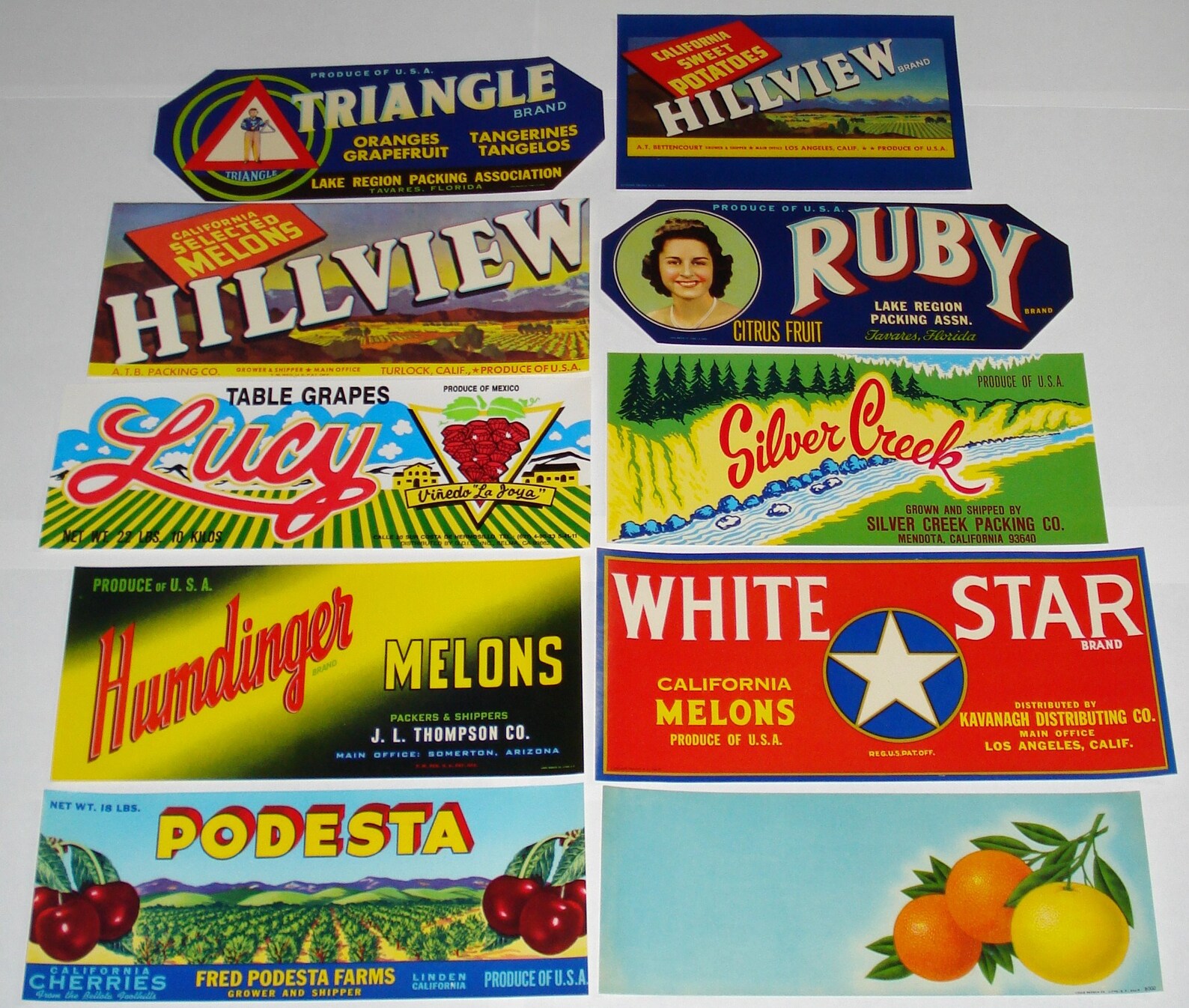 90 Old Vintage FRUIT / Vegetables Produce CRATE LABELS | Etsy