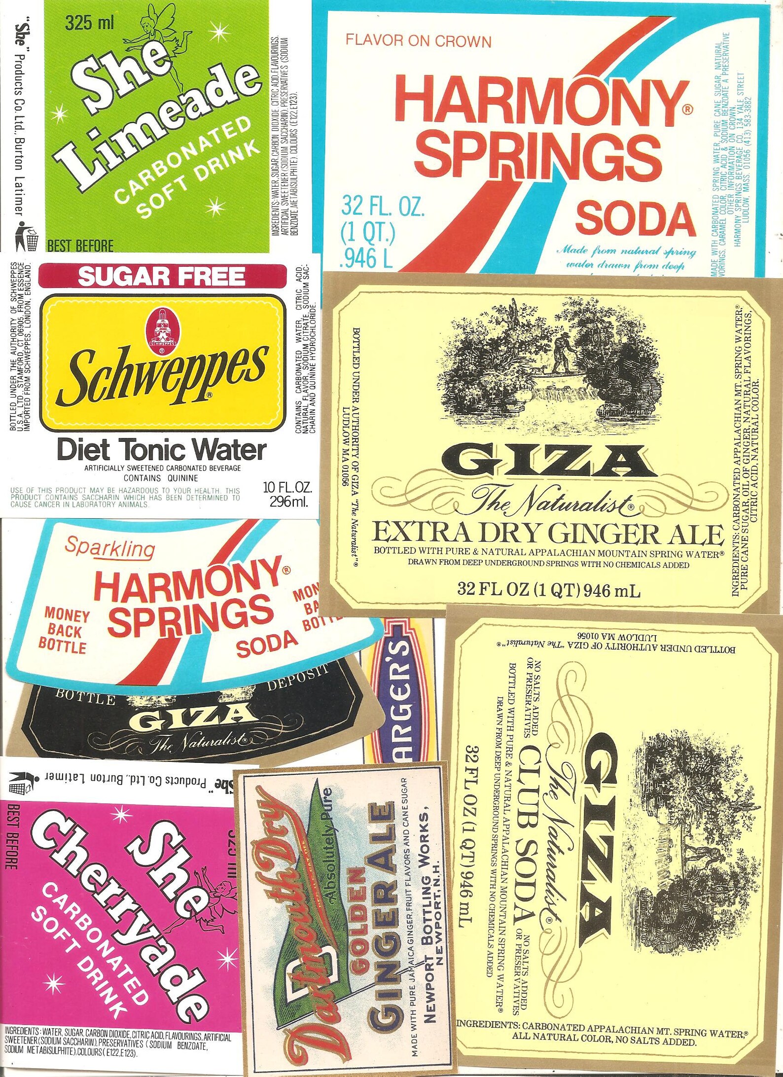 70 Old Vintage Beverages SODA Etc... LABELS | Etsy