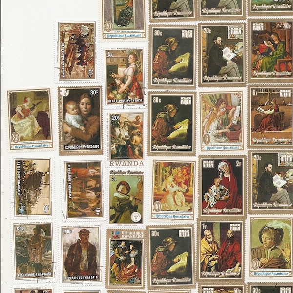Rwandaise Stamp - Etsy