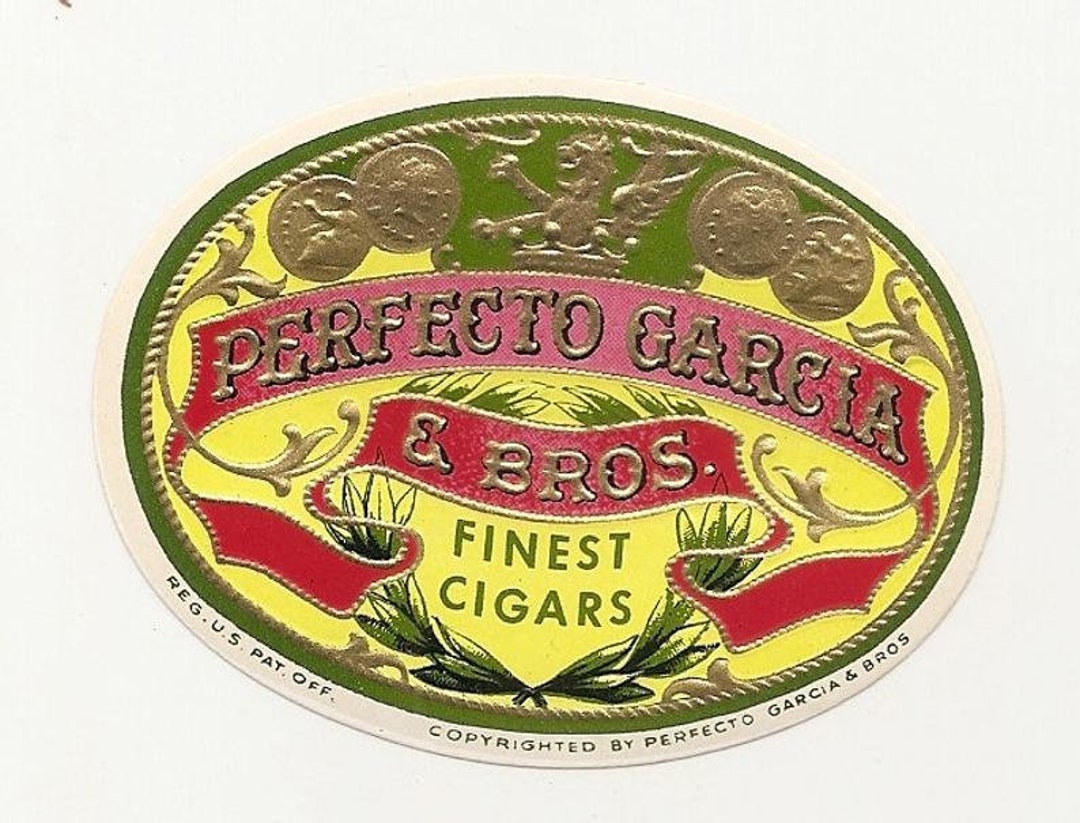 25 Old Perfecto Garcia & Bros CIGAR LABELS - Etsy
