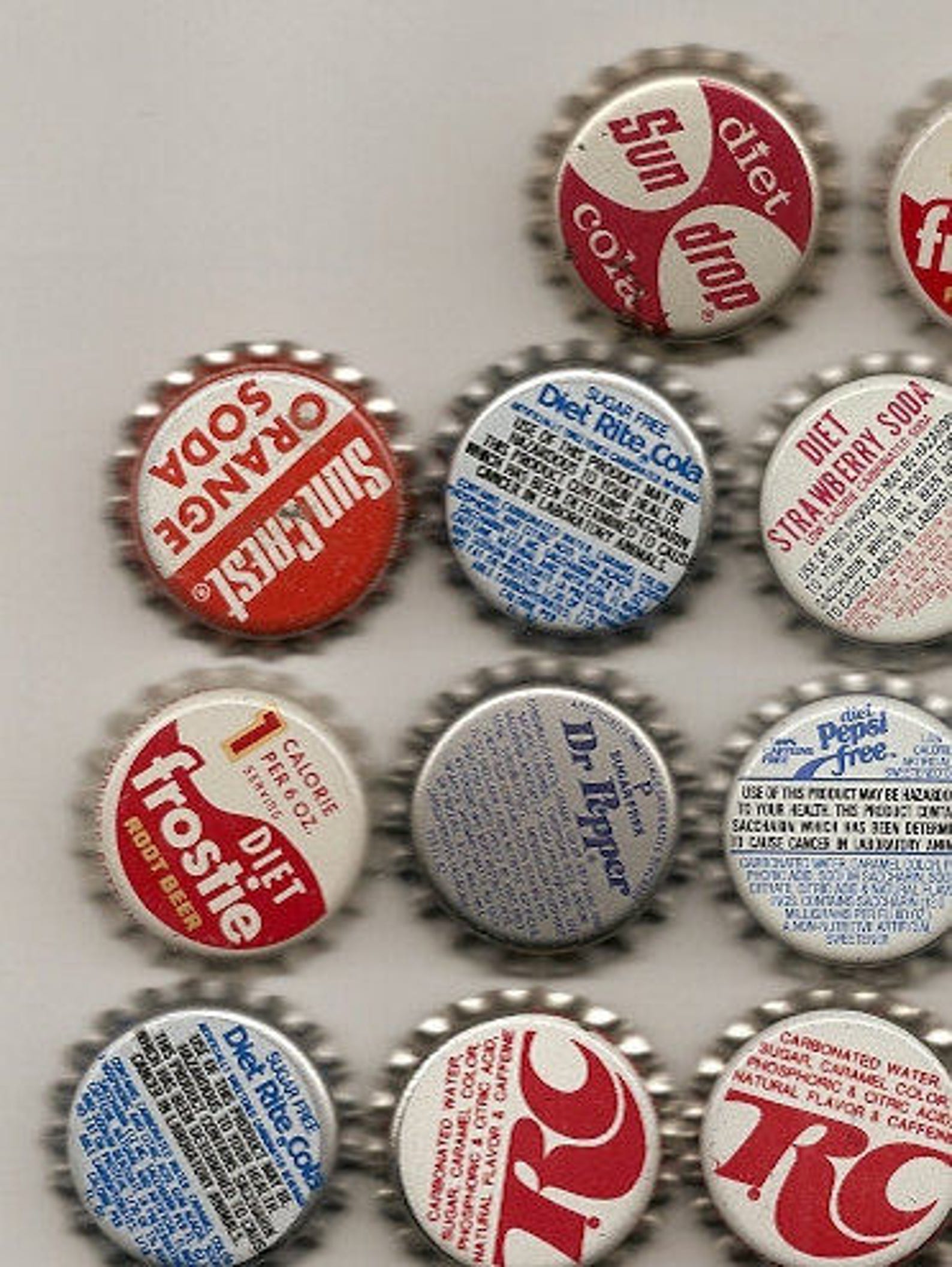 61 Unused Old SODA ,CORKS, BOTTLECAPS Collection - Etsy