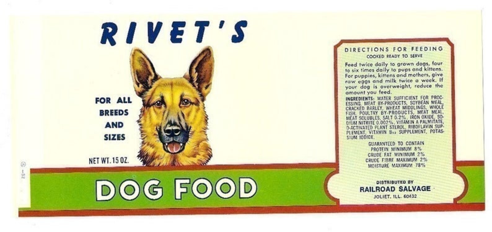 28 Old VINTAGE PET FOOD Labels - Etsy