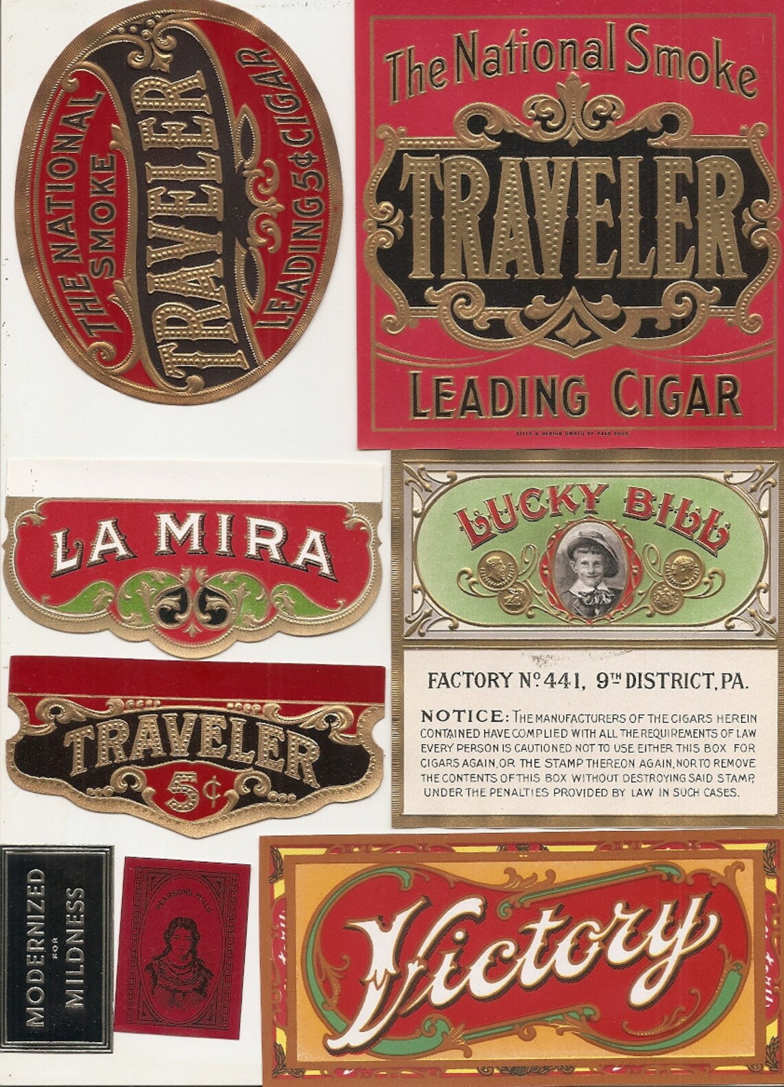 38 Vintage Unused CIGAR Box LABELS / TOBACCO - Etsy