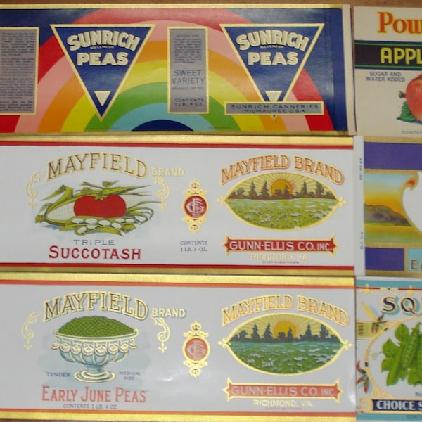Old Can Labels - Etsy