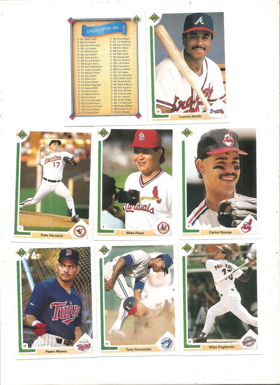 Collectibles 117 upper deck 1990/91 BASEBALL Trading Cards Art ...