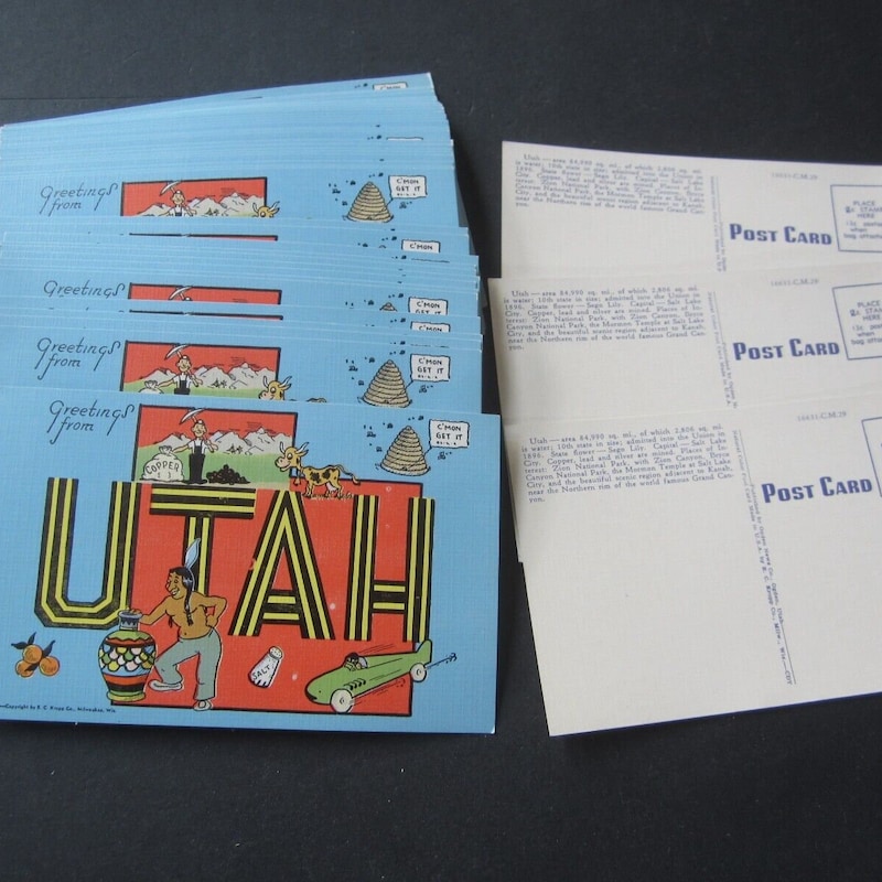 Utah Postcards - Etsy