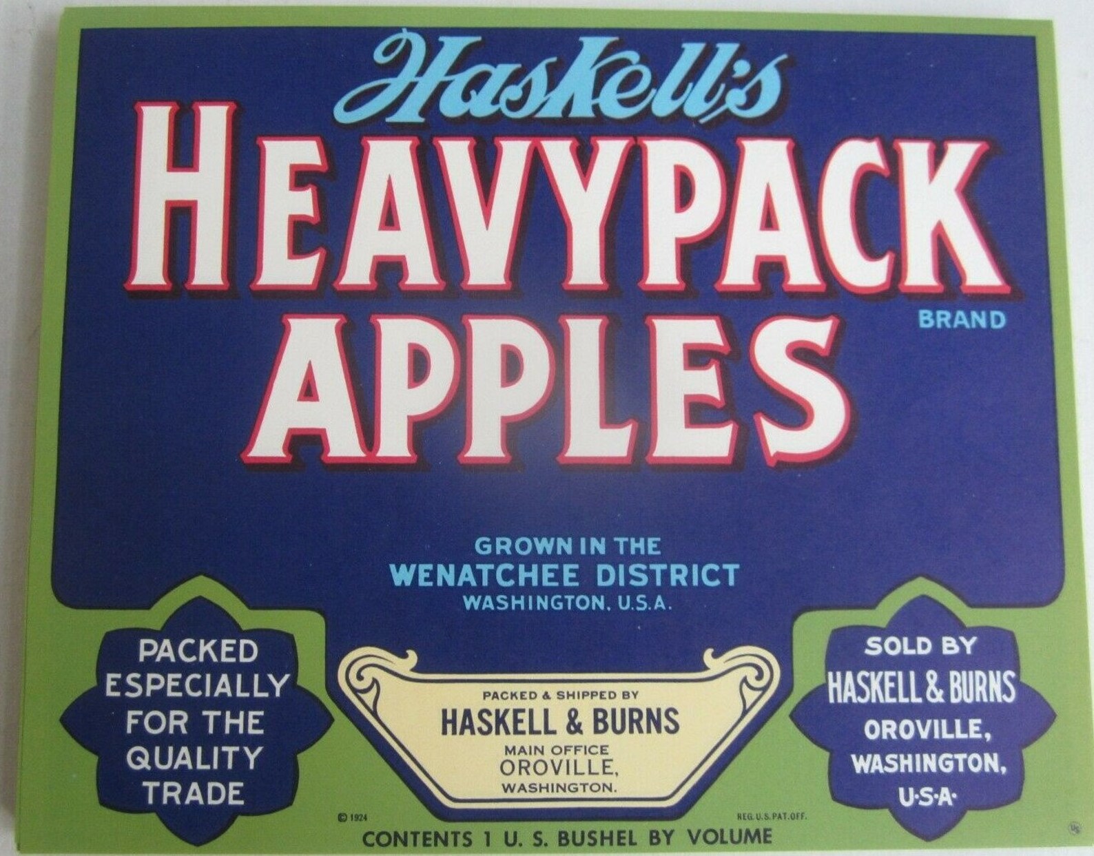 10 Old Vintage APPLES Fruit CRATE LABELS Washington Etc...... | Etsy
