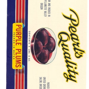 10 Old Large Vintage Fruit & VEGETABLE CAN LABELS - Etsy