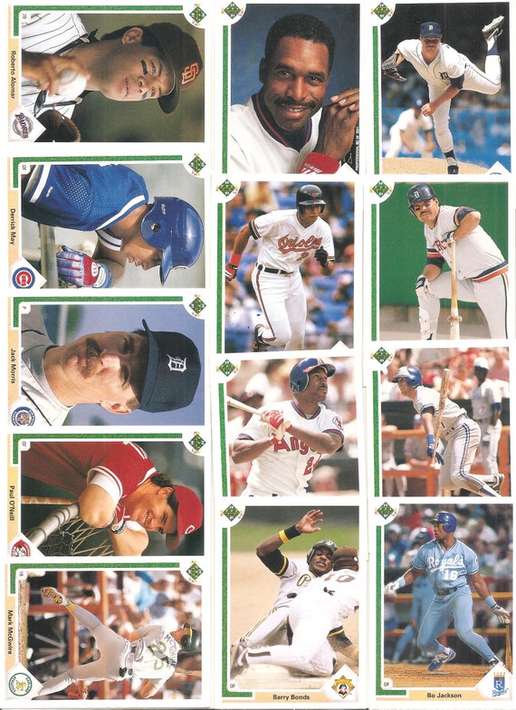 Collectibles 117 upper deck 1990/91 BASEBALL Trading Cards Art ...