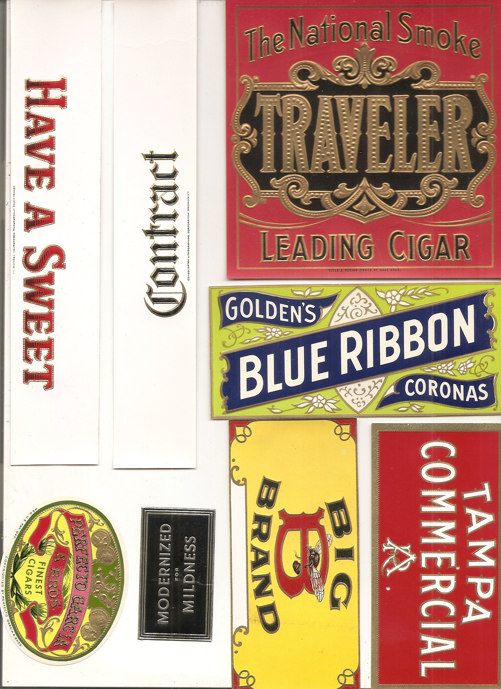 51 vintage TOBACCO and CIGAR LABELS | Etsy