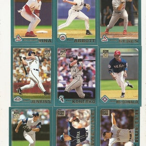 26 Old Vintage TOPPS 50 YEARS BASEBALL Picture Cards - Etsy