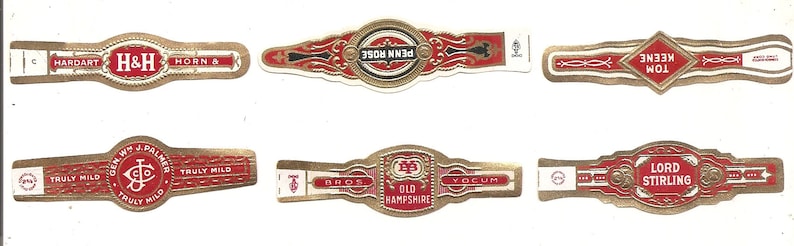 260 CIGAR BAND Labels -new Old Stock Cigar Bands - Etsy