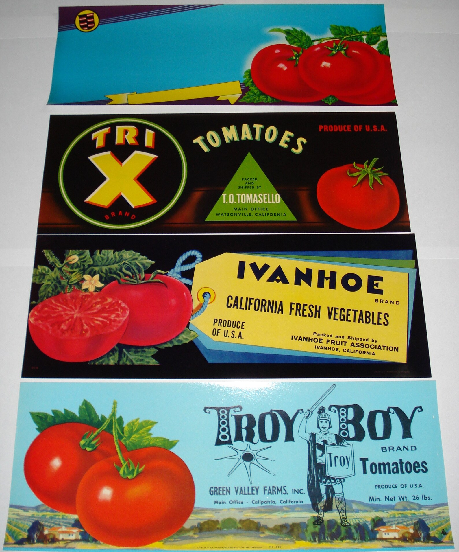 49 Old Vintage TOMATOE Crate Labels - Etsy