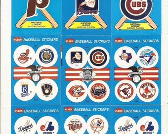 Fleer Logo Stickers - Etsy