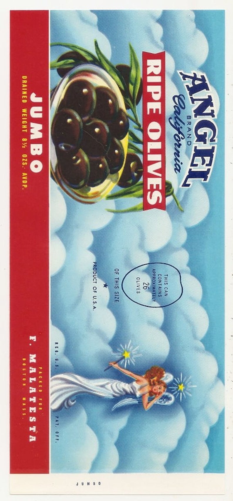 9 Different ANGEL Brand Labels BOSTON Everett Mass. Tomatoes | Etsy