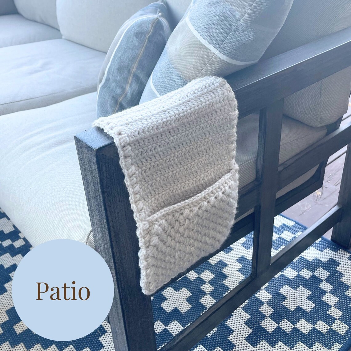 Couch Caddy Crochet Pattern, Remote Holder, House Warming Gift, College ...