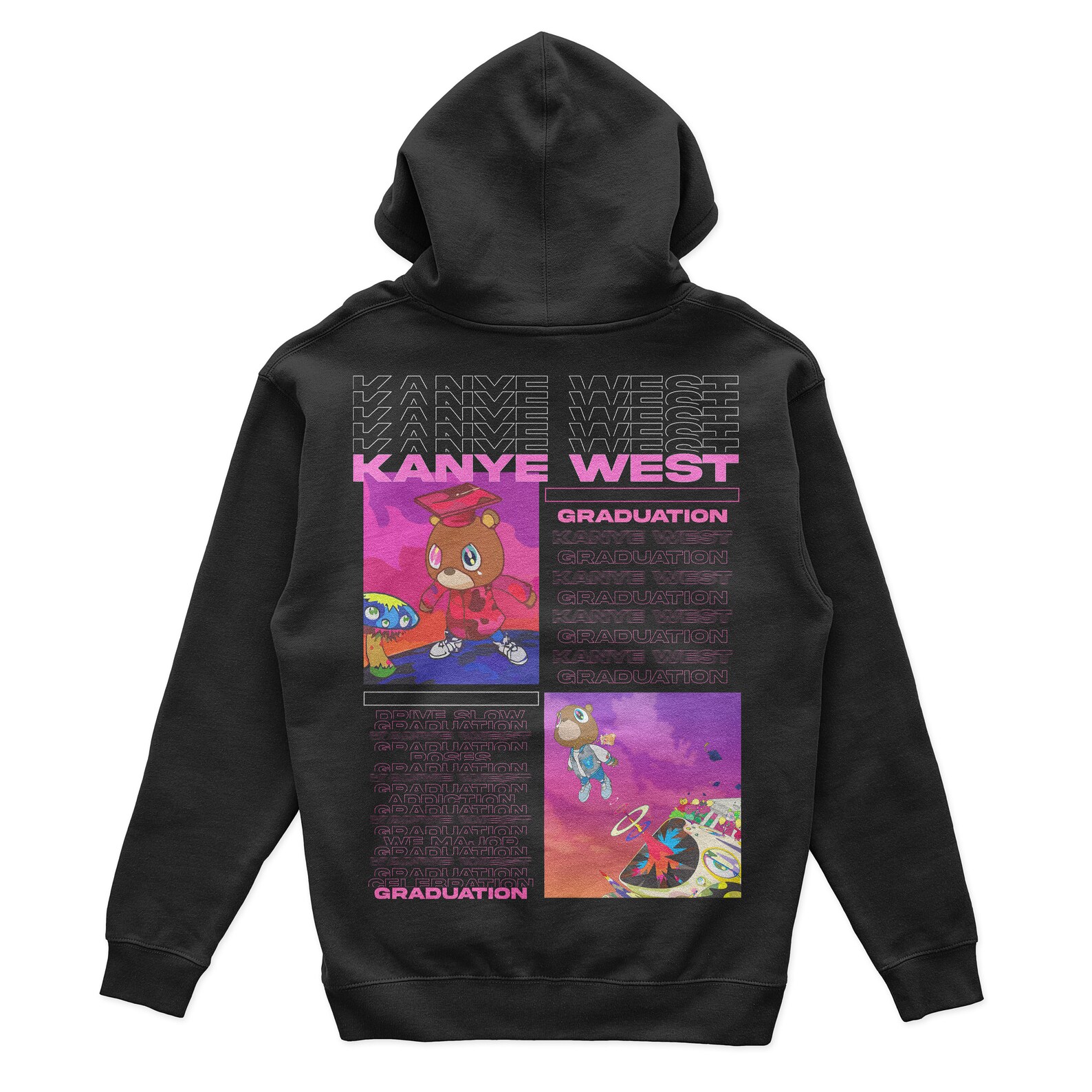 Kanye West "graduation" Limited Edition Hoodie - Iconic Album ...
