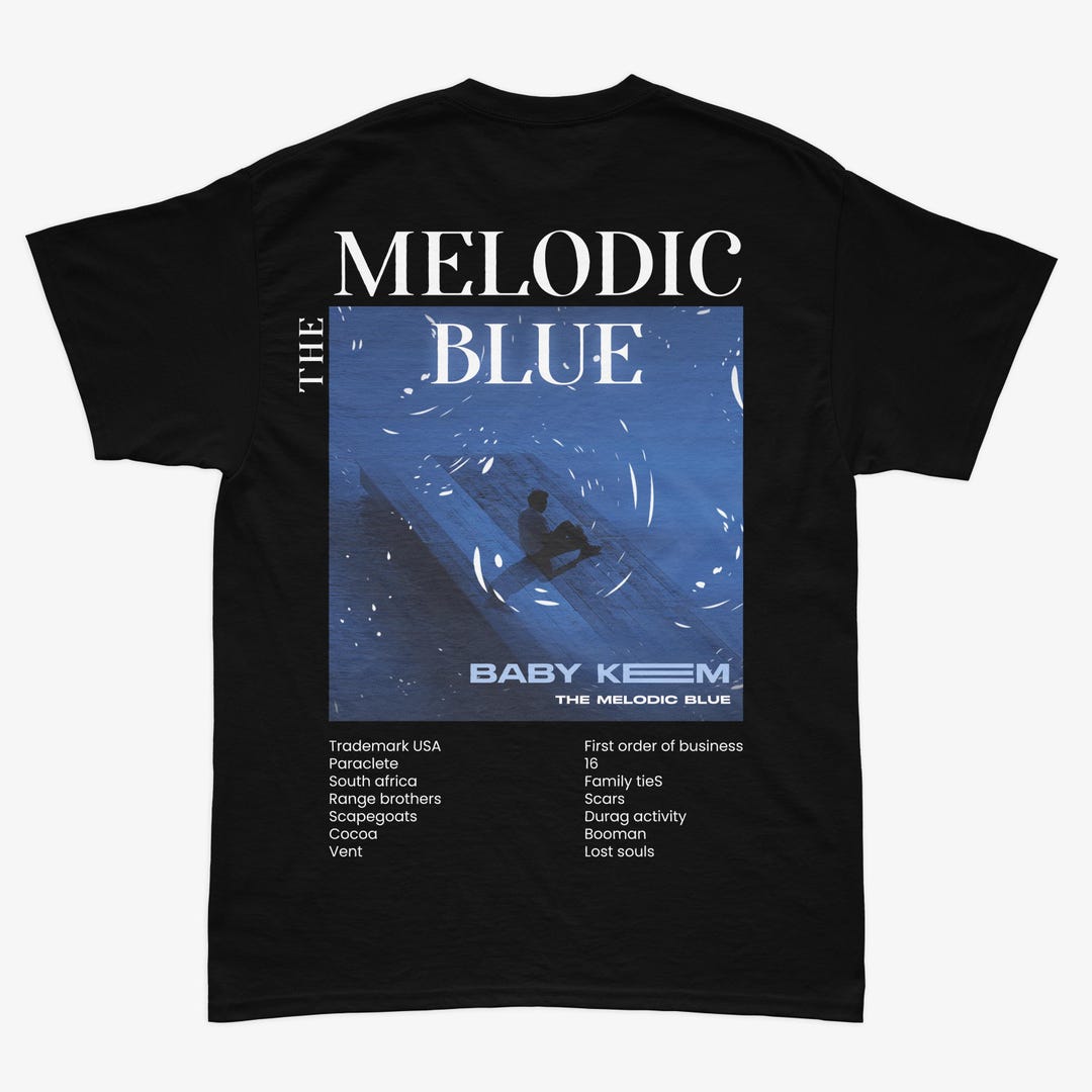 Limited Edition Baby Keem "the Melodic Blue" T-shirt – Hip-hop ...