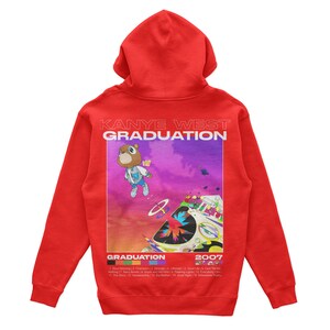 Kanye West "graduation" Bear Hoodie - Limited Edition Album Design - Etsy