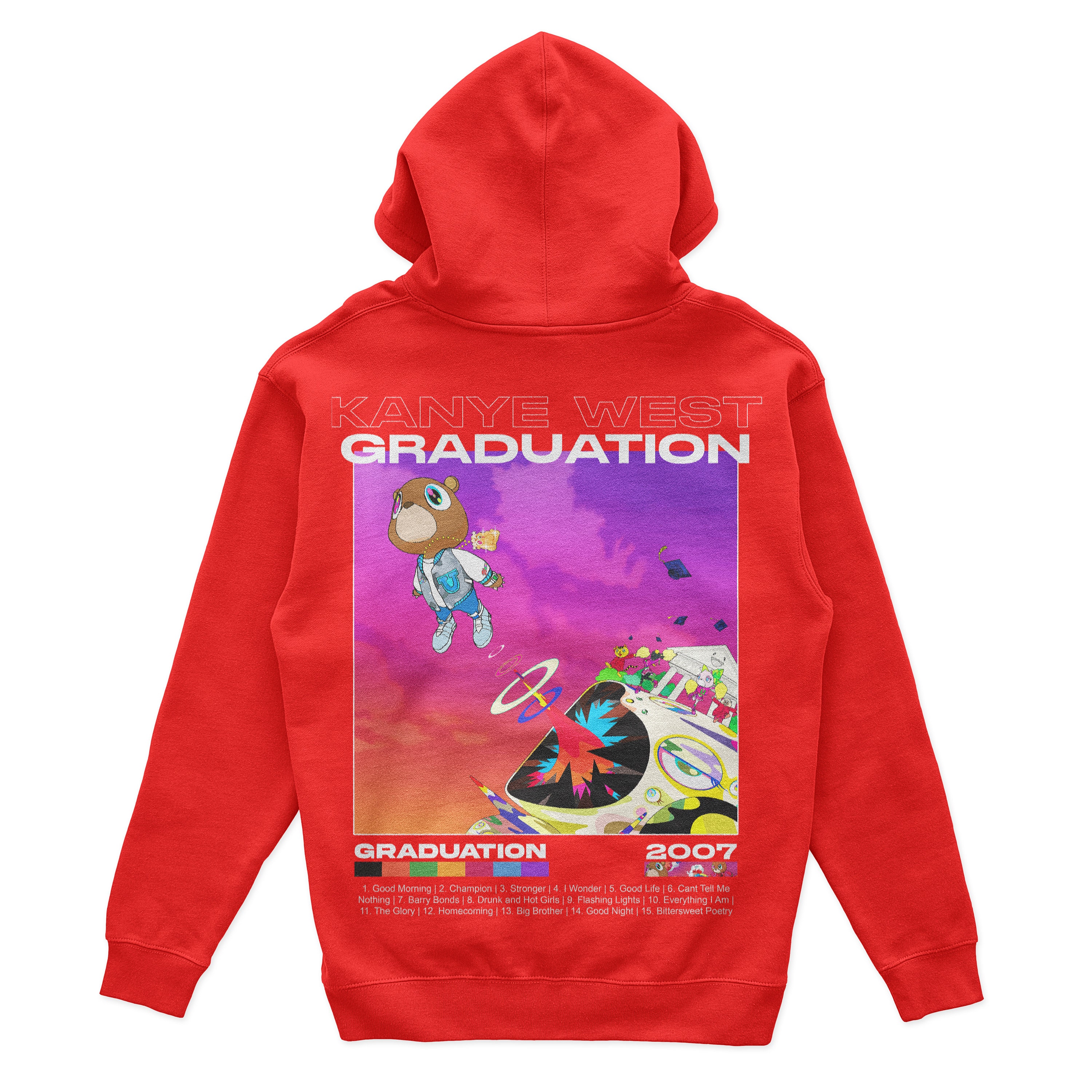 Kanye West "graduation" Bear Hoodie - Limited Edition Album Design - Etsy
