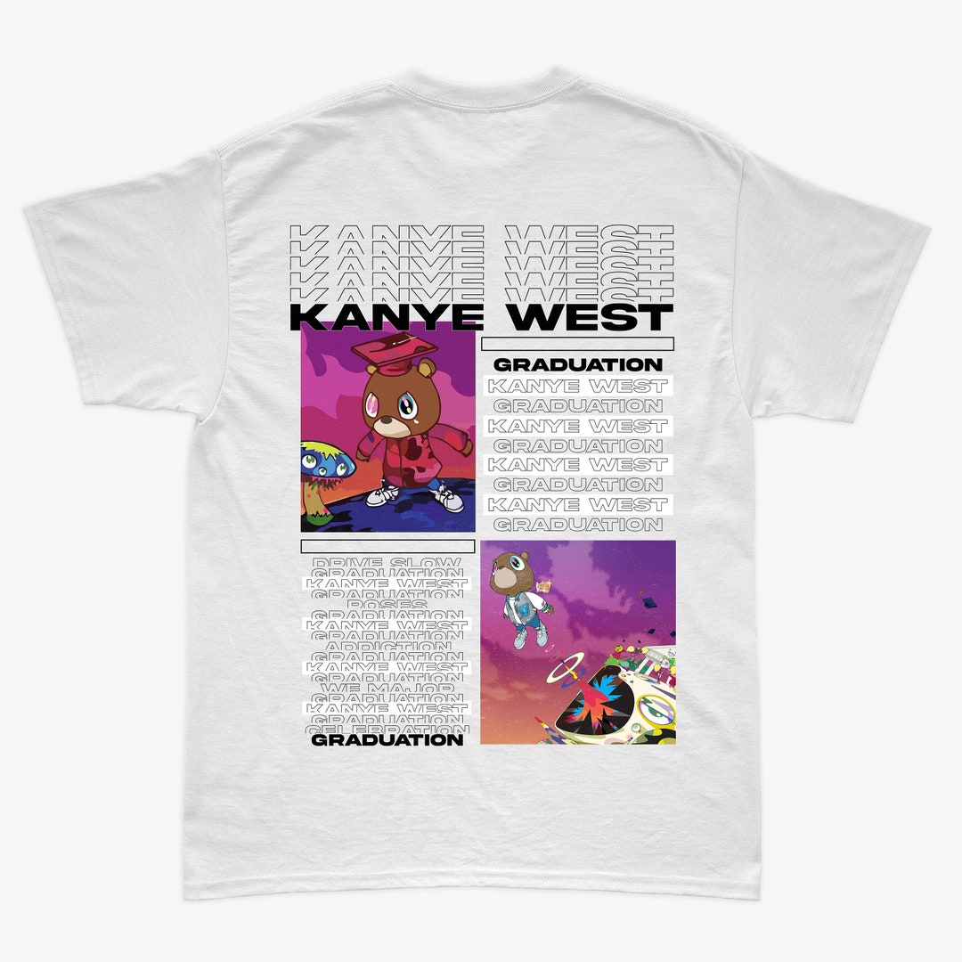Kanye West "graduation" Limited Edition Graphic Tee - Iconic Album ...