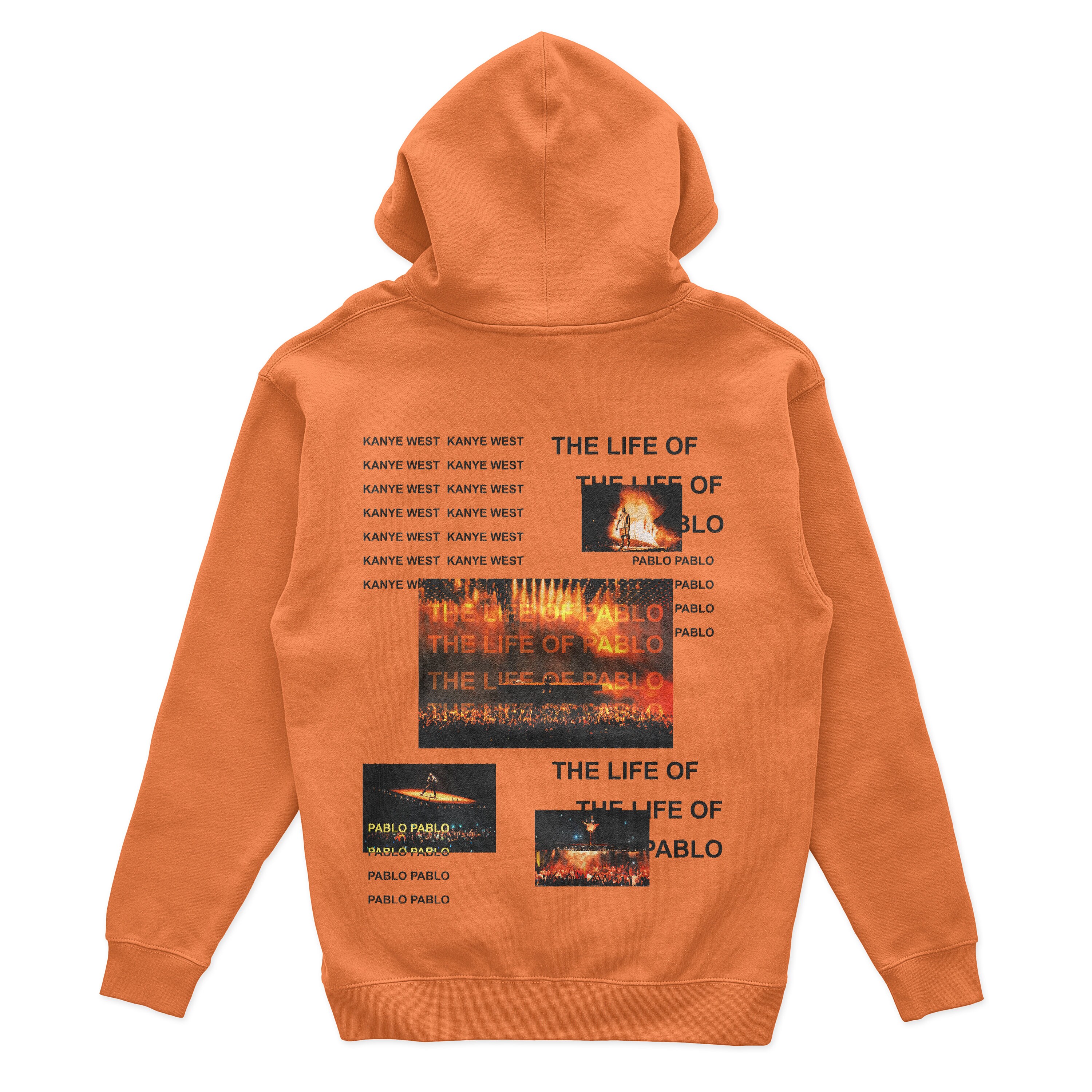 Kanye West life of Pablo Limited Edition Hoodie Iconic Tour Merchandise ...