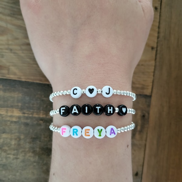 Word Bracelet - Etsy