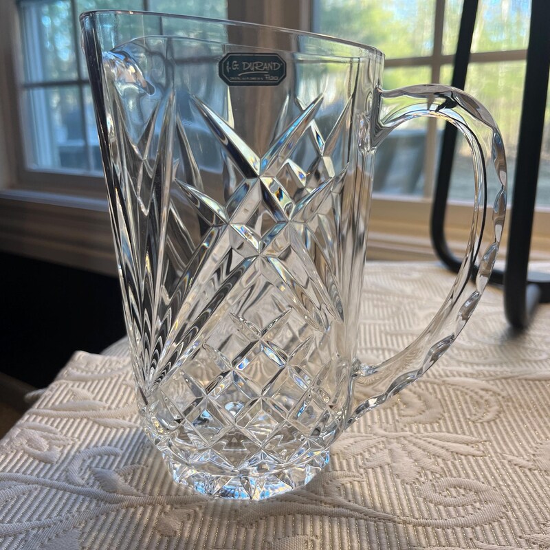 Crystal Pitcher - Etsy