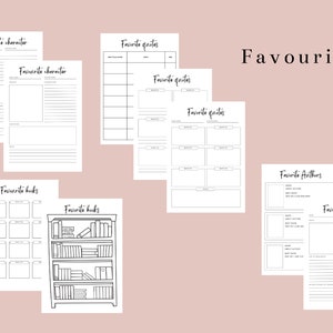 Printable Reading Journal | Digital Download | Available in A4, A5, and ...