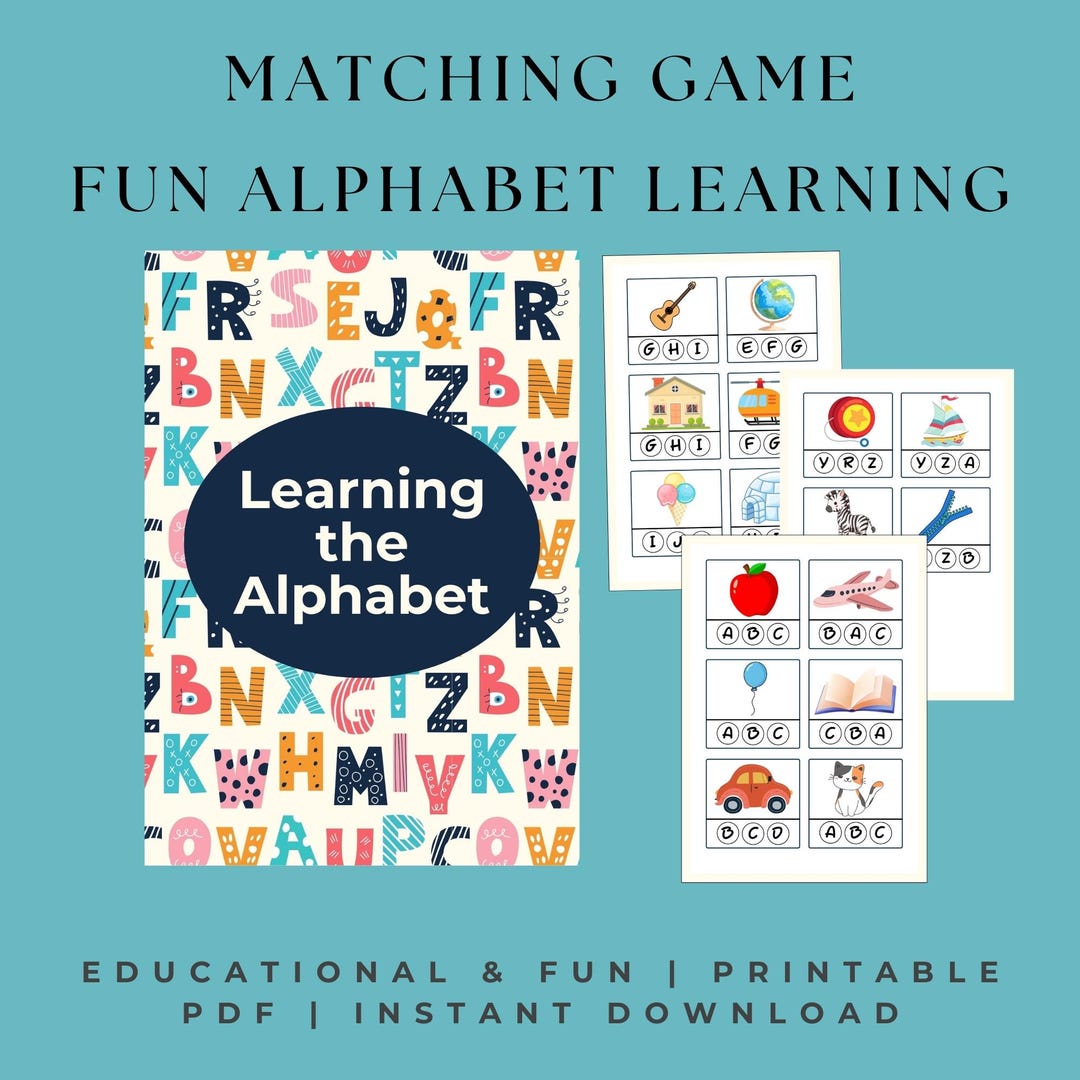 Letter Matching Game – Alphabet Learning for Kids With Alphabet ...