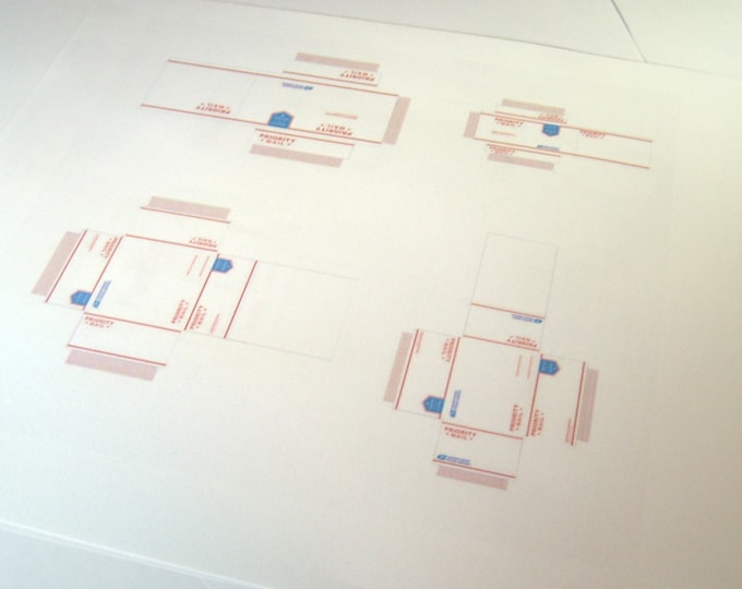 Instant Download Printable Miniature Packages DIY 1:6 Scale PDF ...