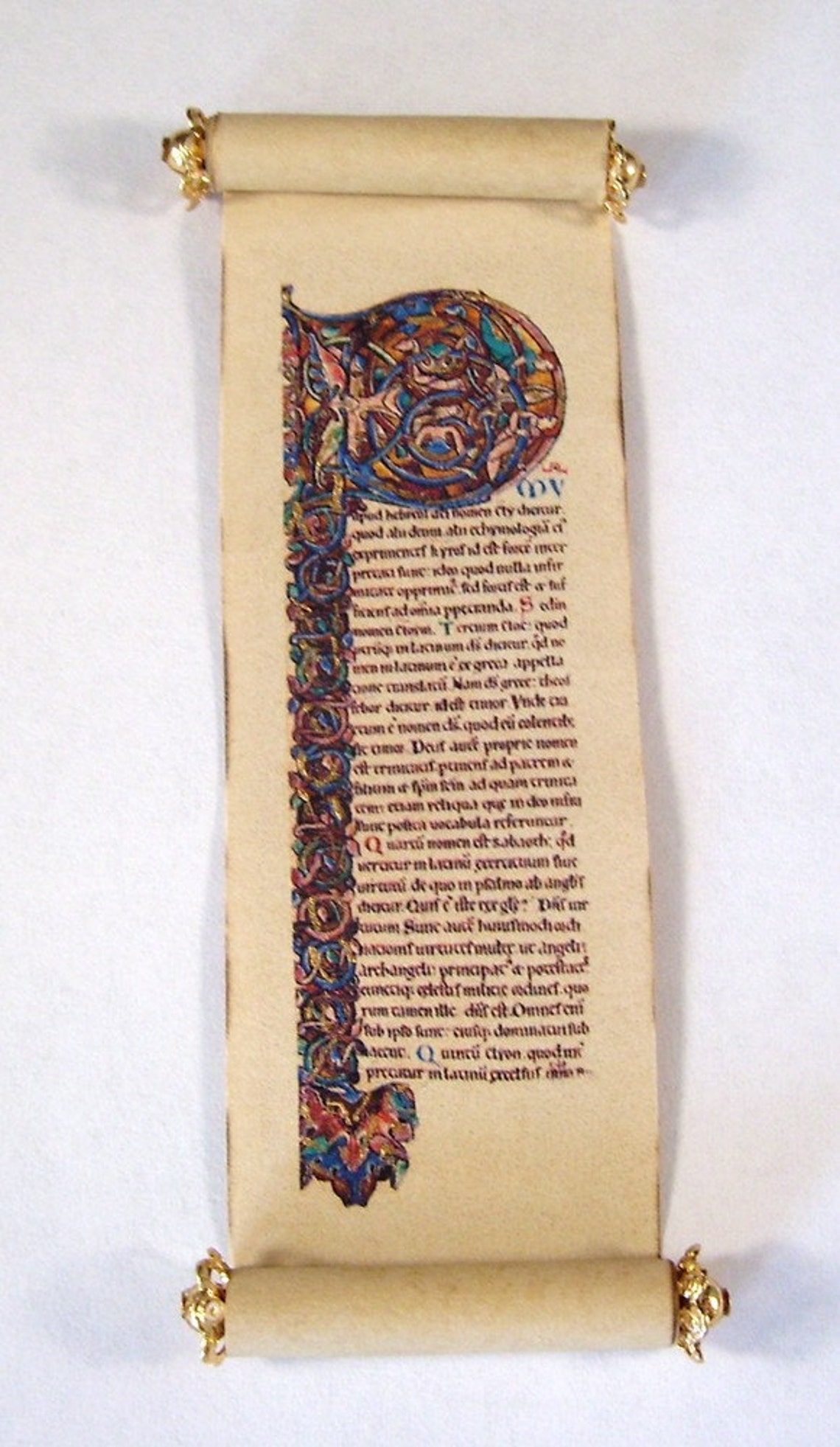 Miniature Medieval Scroll Pages Set of 10 1:12 Scale Downloadable ...