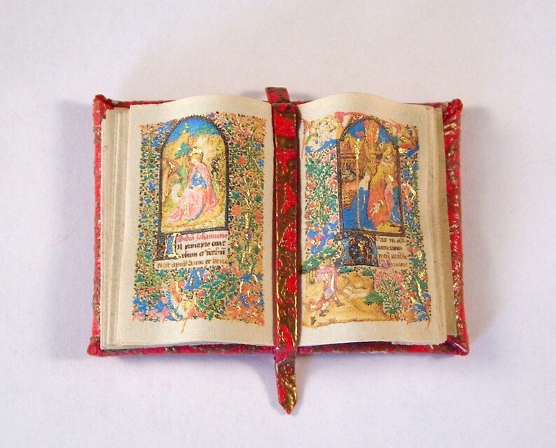 Miniature Open Book Pages Set of 15 1:12 Scale Downloadable Printable ...