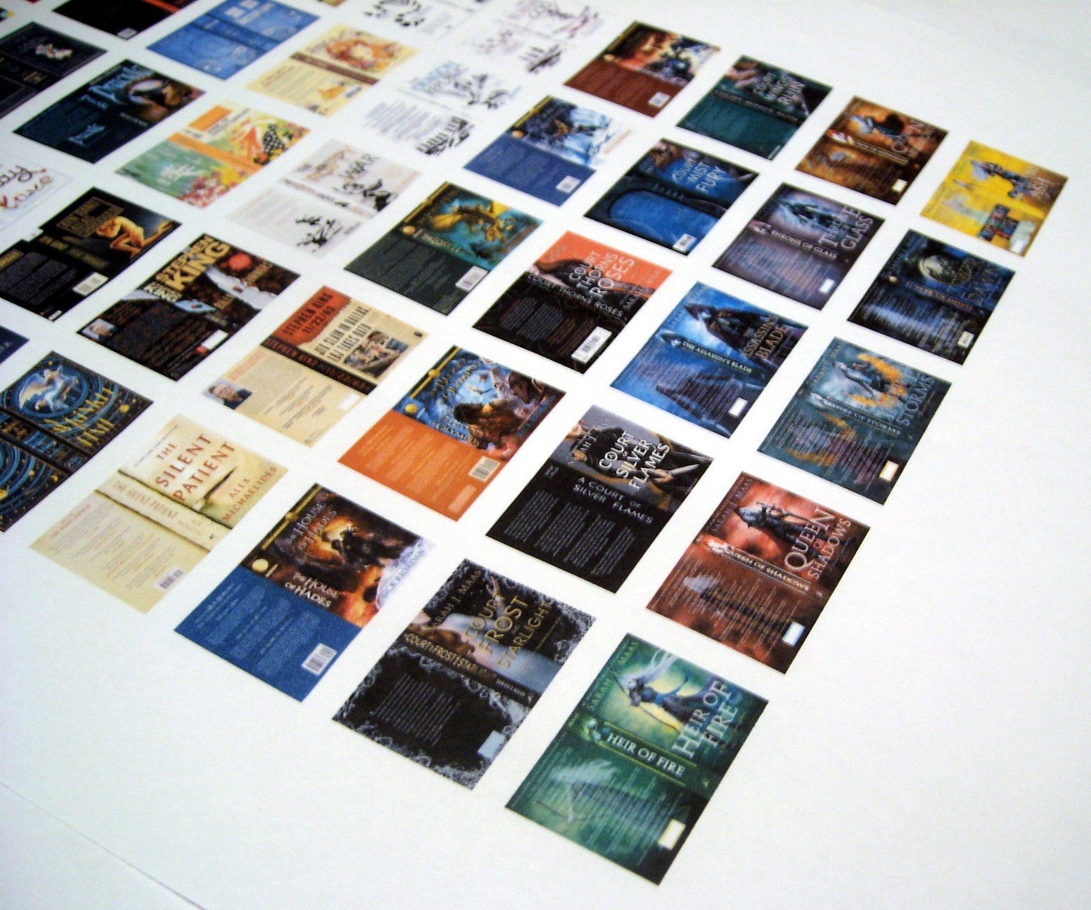 MEGA Set of 225 Miniature Book Covers 1:12 Scale Downloadable Printable ...