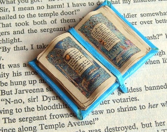 Miniature Open Book Pages Set of 15 1:12 Scale Downloadable - Etsy