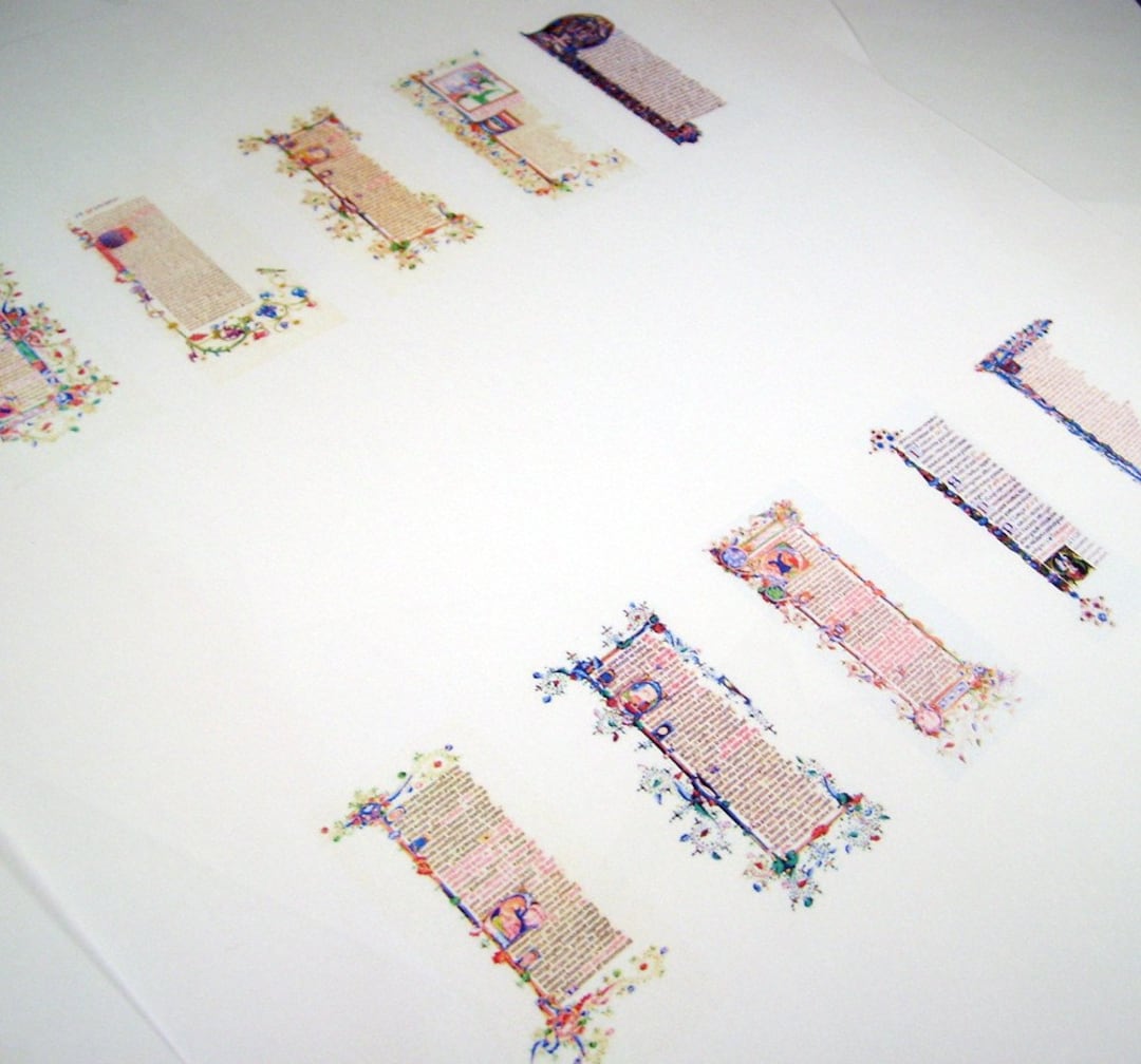 Miniature Medieval Scroll Pages Set of 10 1:12 Scale Downloadable ...
