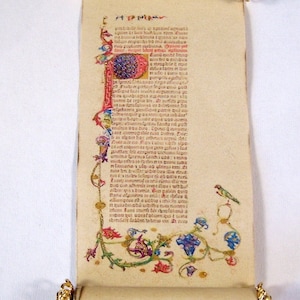 Miniature Medieval Scroll Pages Set of 10 1:12 Scale Downloadable ...