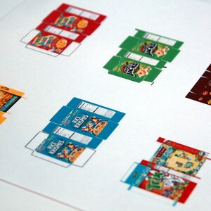 Set of 6 Printable Miniature Cereal Boxes 1:12 Scale Downloadable ...