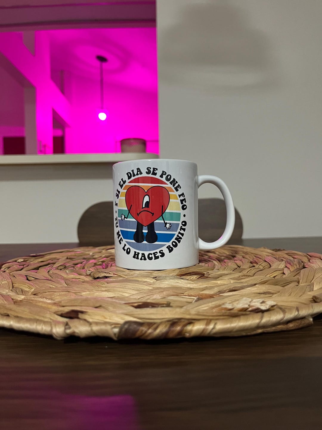 Bad Bunny Inspired Mug si El Día Se Pone Feo Spanish Coffee Cup 11 Oz ...