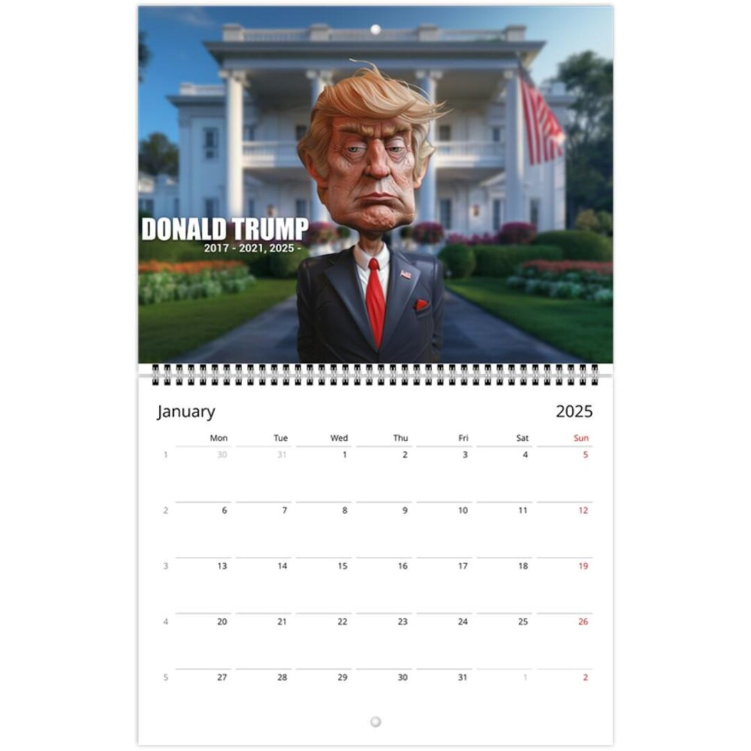 Presidential Calendar 2025 - Etsy