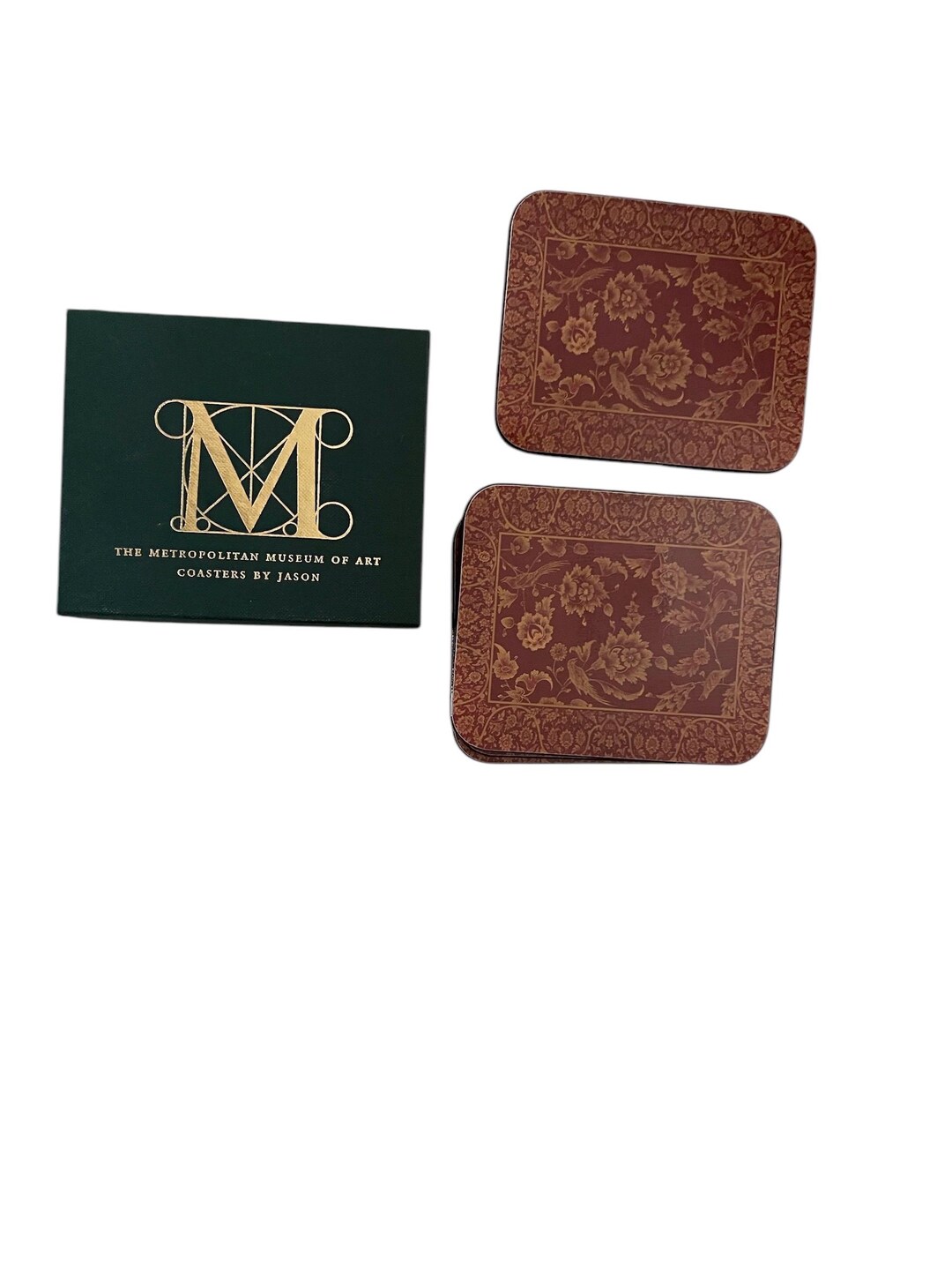NIB Vintage NYC Metropolitan Museum of Art Cork Coasters Set by Jason ...