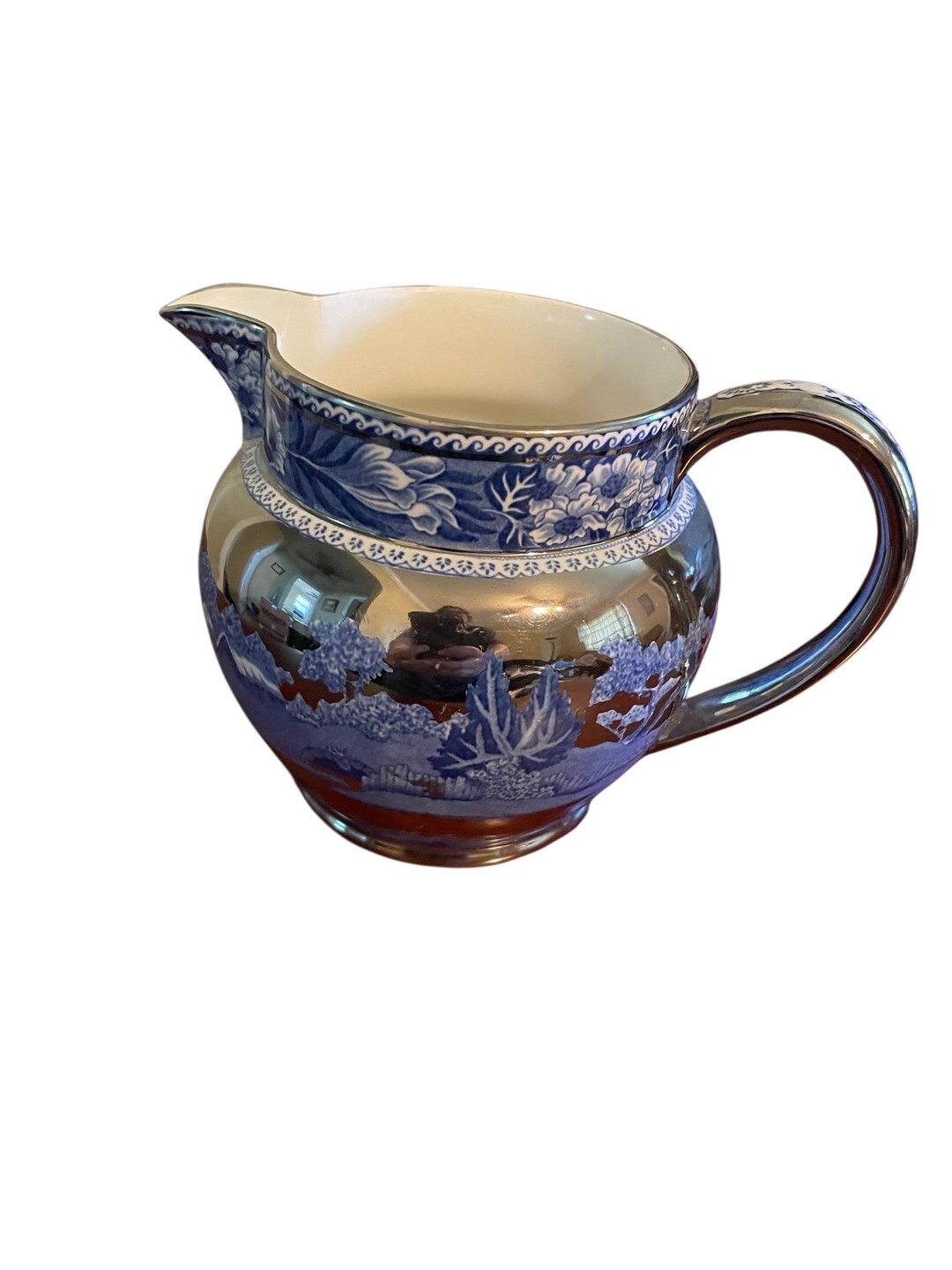 Vintage 1950s Wedgwood Fallow Deer Porcelain Creamer Pitcher Blue ...
