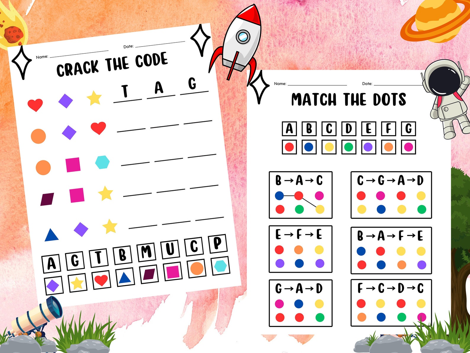 PRINTABLE BRAIN BOOSTING Worksheets, Brain Focus, Kindergarten Learning ...